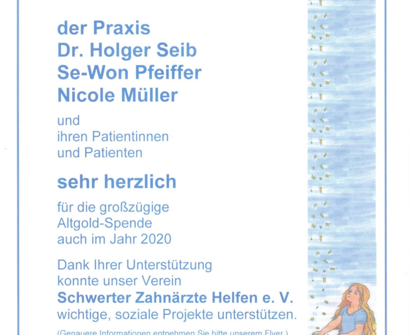 News - Zahnarztpraxis Dr. Seib, Dr. Se-Won Pfeiffer, Nicole Müller